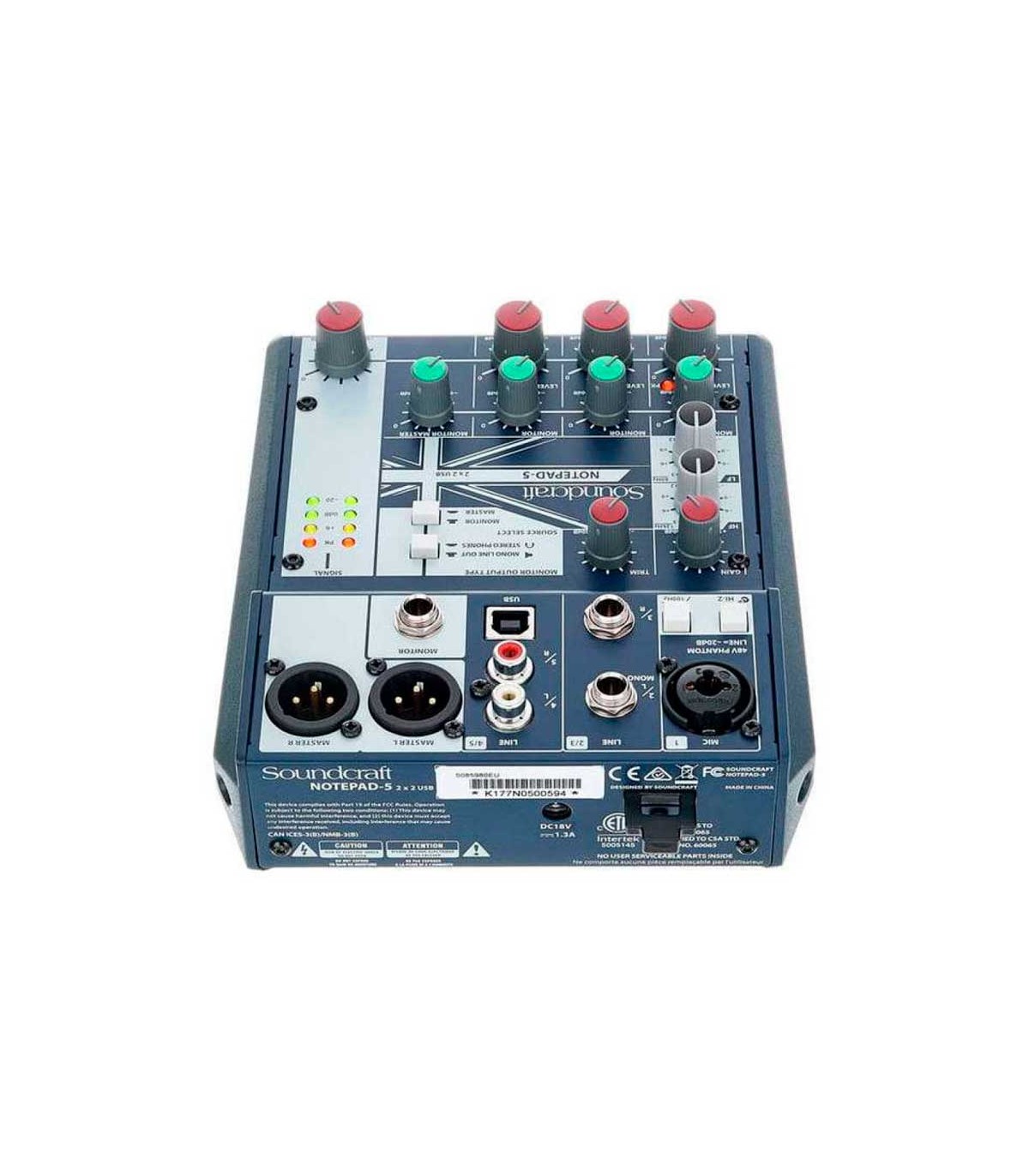 SOUNDCRAFT NOTEPAD 5 - Loopstore