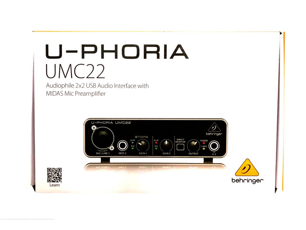 BEHRINGER U-PHORIA UMC22 Interfaz De Audio Usb 2x2 - Loopstore