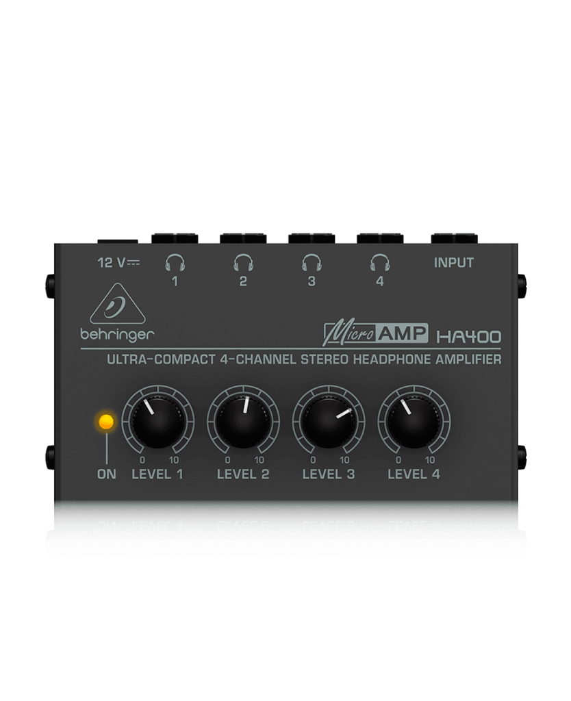 BEHRINGER HA400 Amplificador De Audífonos 4 Salidas - Loopstore