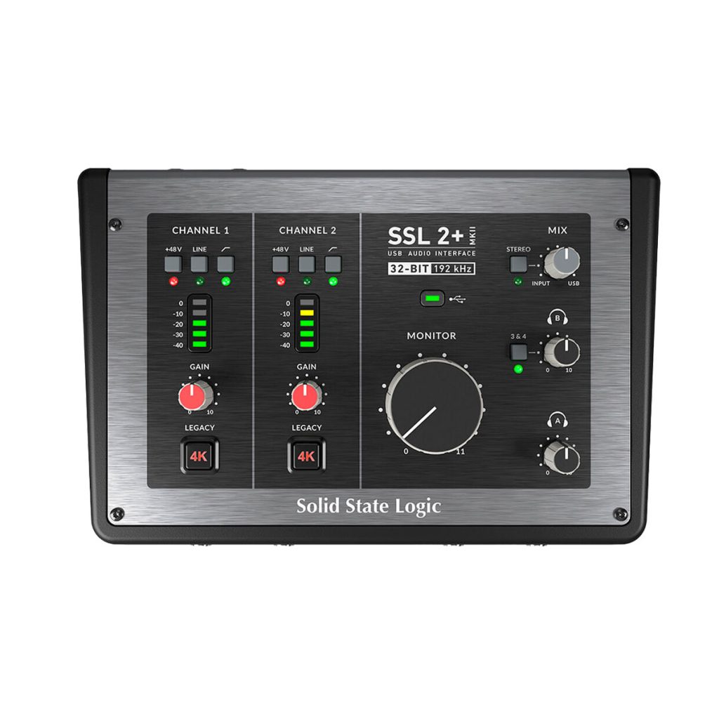 Solid State Logic SSL 2+ MKII Tarjeta de Sonido USB-C - Loopstore